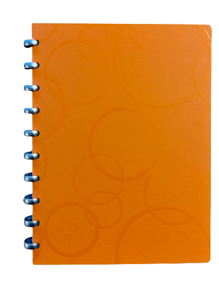 Bubble Orange Notebook Cover set – The Perfect Notebook